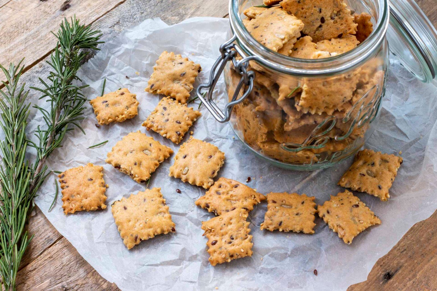 Crackers au levain – La cuisine d'Aurélie